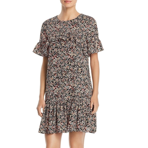 alison andrews | Dresses | Alison Andrews Micro Floral Ruffle Dress ...